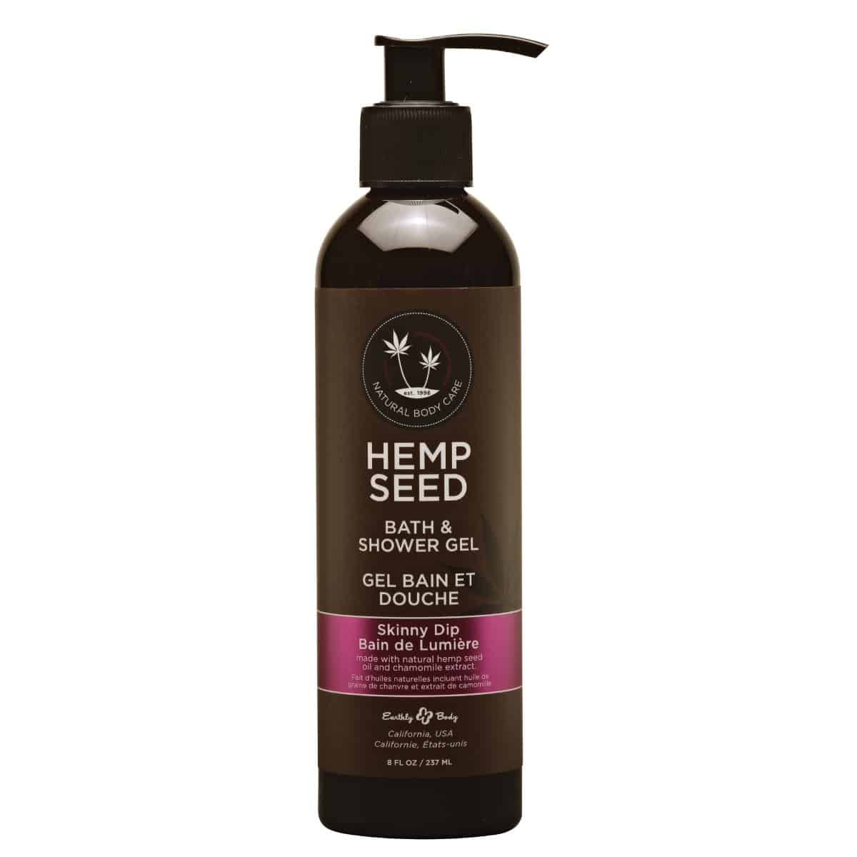 Earthly Body Hemp Seed Body Care Bath and Shower Gel - Skinny Dip 8 oz ...