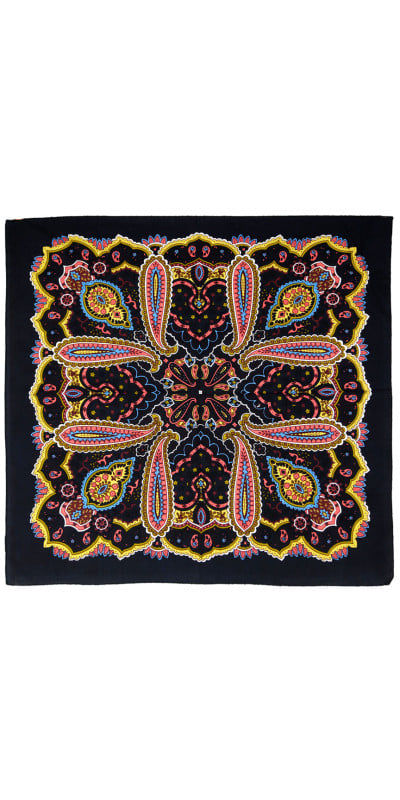 Coral Paisley Bandana – Sunshine Daydream
