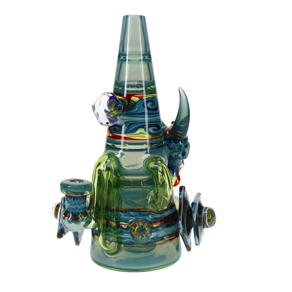 Cowboy Glass X Rad Glass Racer Cone Collaboration Recycler – Sunshine ...