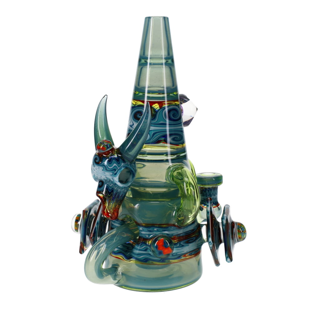 Cowboy Glass X Rad Glass Racer Cone Collaboration Recycler – Sunshine ...