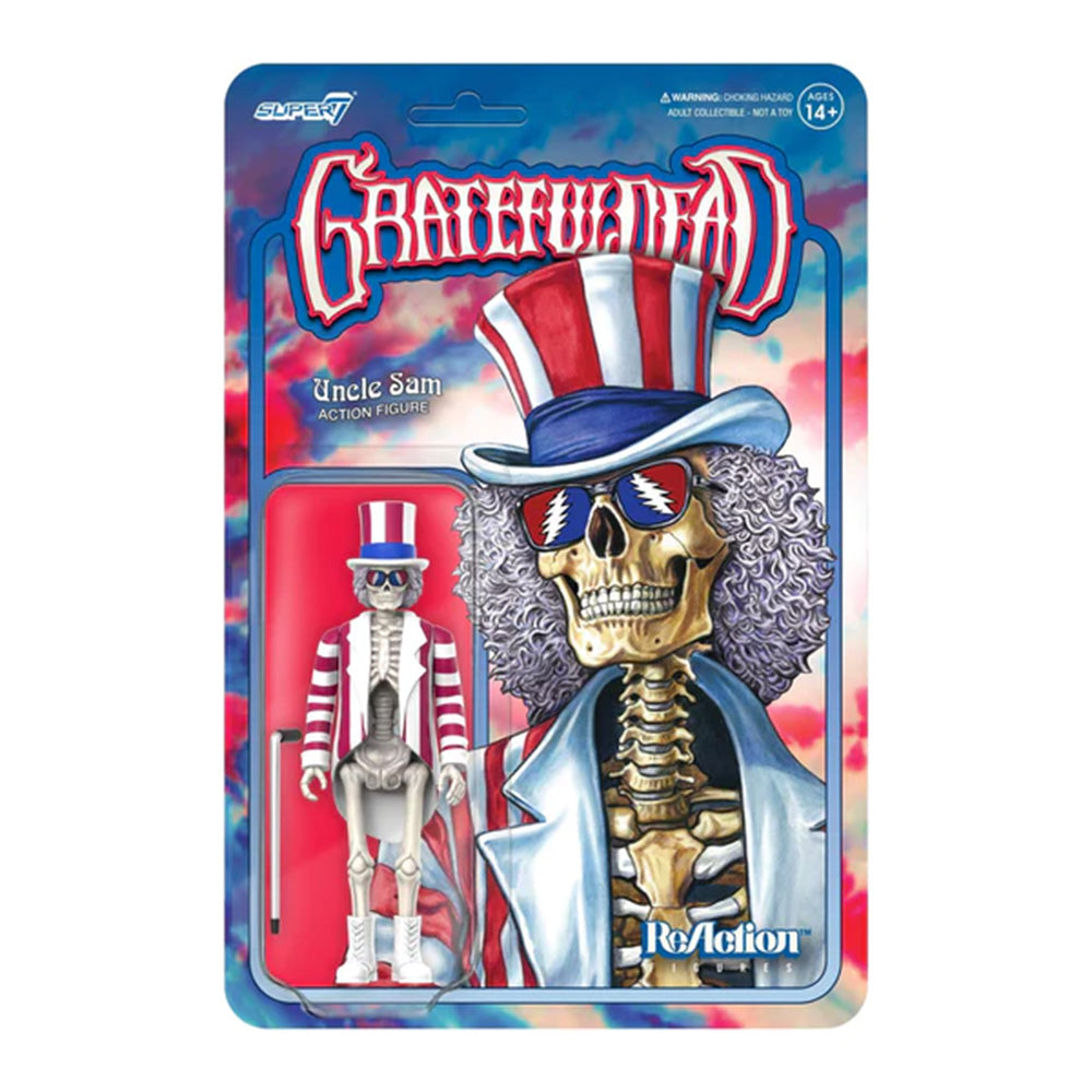 Grateful Dead Uncle Sam Skeleton ReAction Figure – Sunshine Daydream