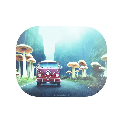 Pulsar Camper Van Shroom Mini Metal Rolling Tray with Lid – Sunshine ...