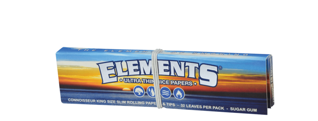 ELEMENTS® Connoisseur King Size Slim Ultra Thin Rice Rolling Papers ...