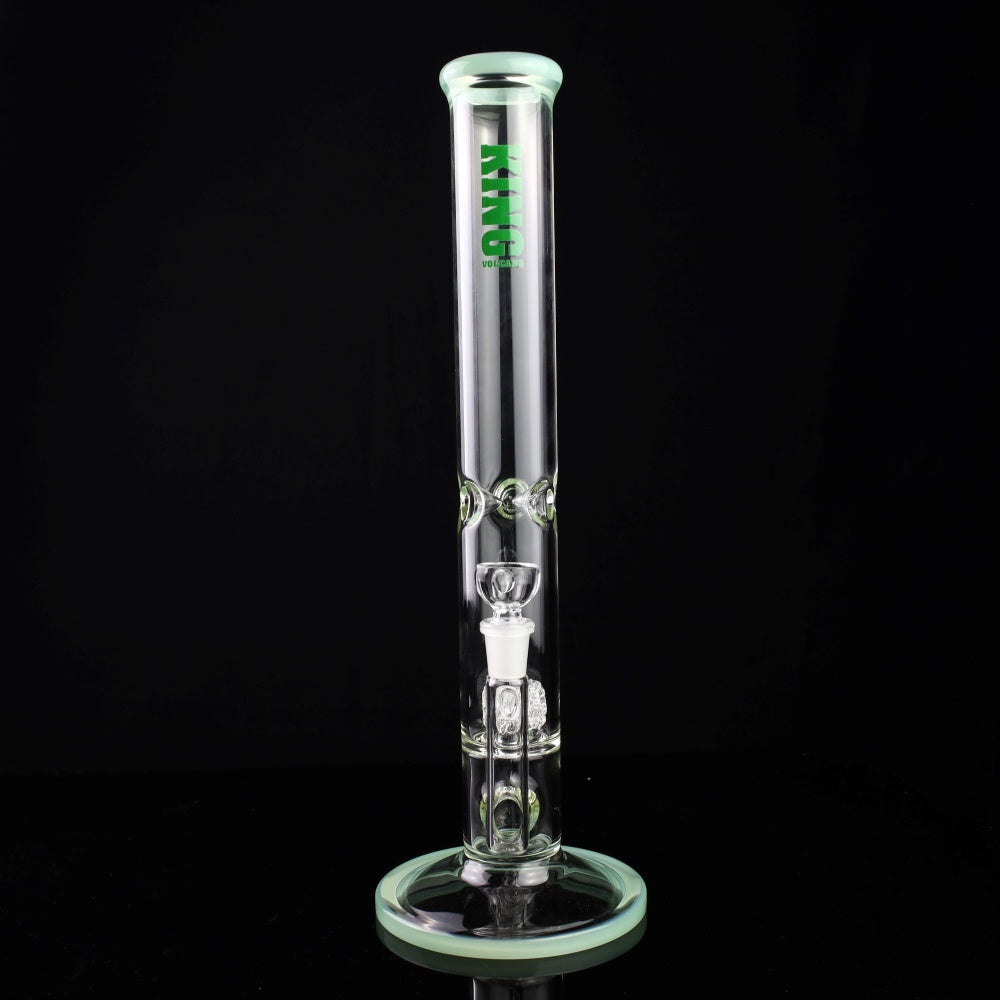 King Volcano 44mm Ice Pinch Straight with Woven Perc and Color Wraps 1 ...