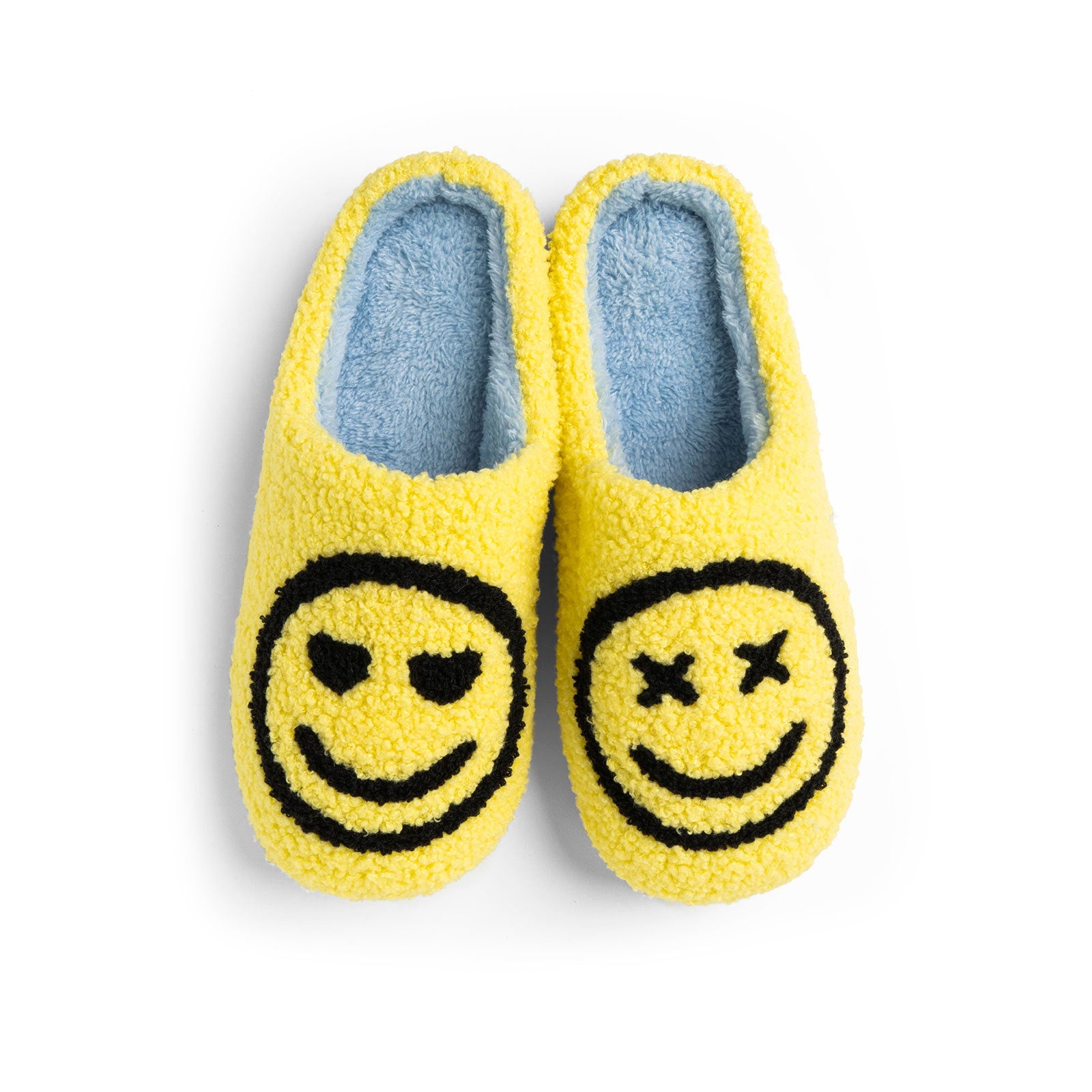 Two Left Feet Smiley Face Slipper Slides - Large – Sunshine Daydream