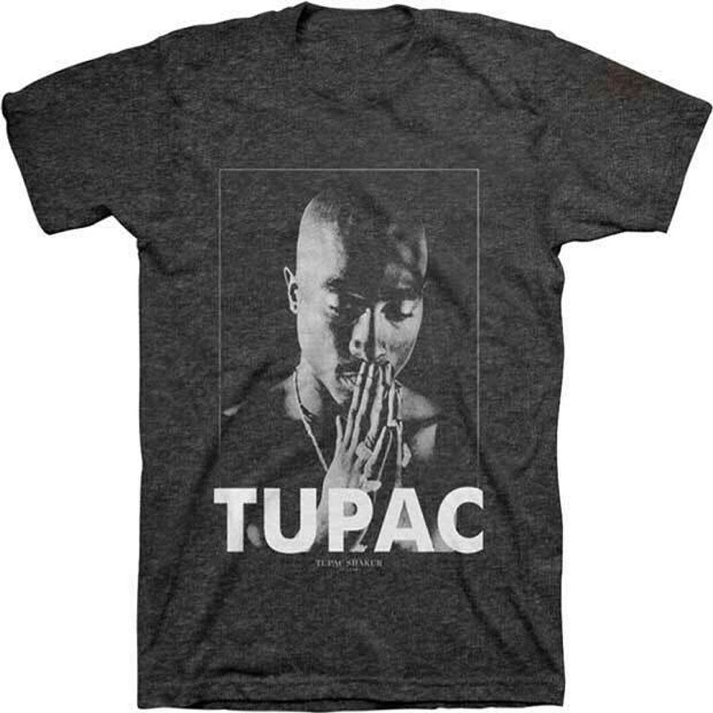 Tupac Praying Charcoal T-Shirt – Sunshine Daydream
